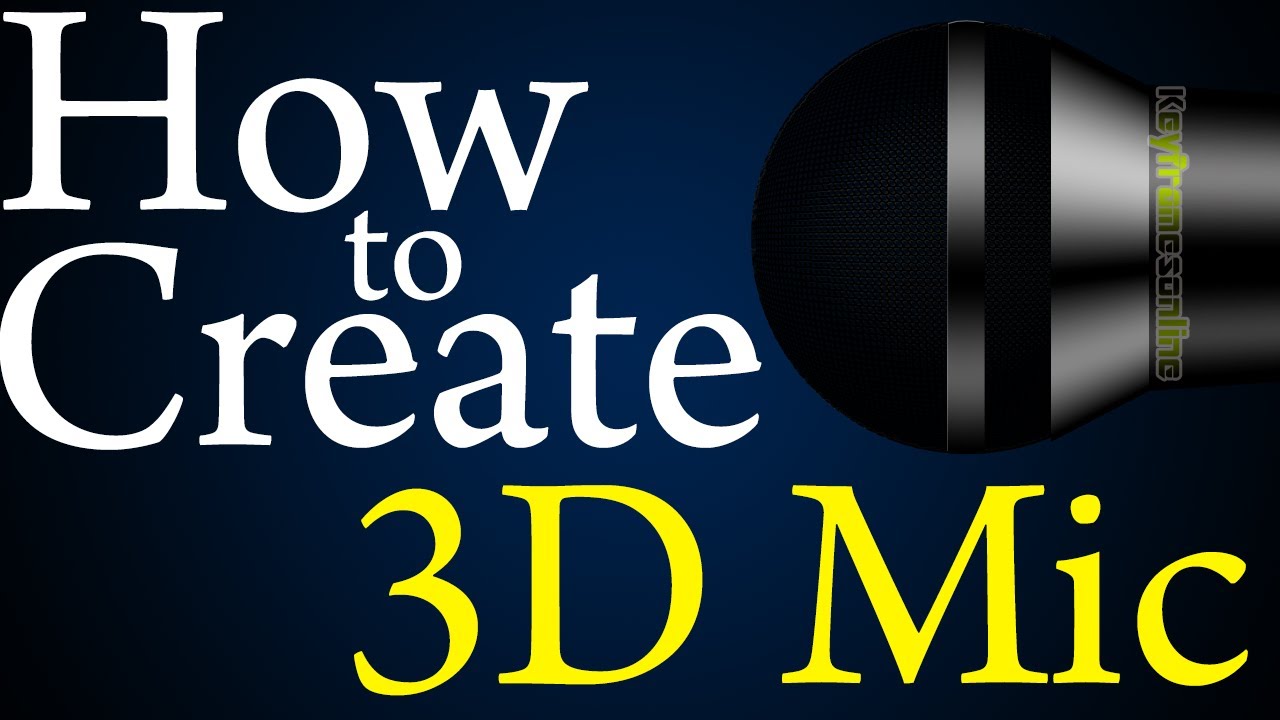 Photoshop Tutorial:how to make realistic Microphone in Adobe Photoshop ...