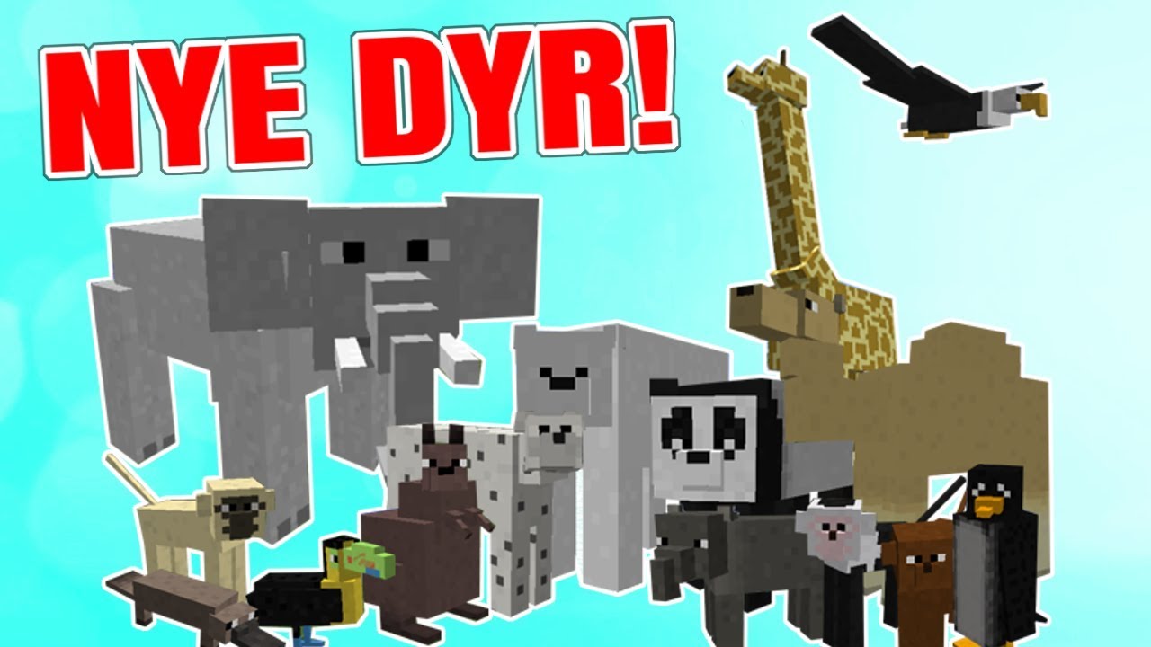 NYE DYR I MINECRAFT!! - Dansk - YouTube