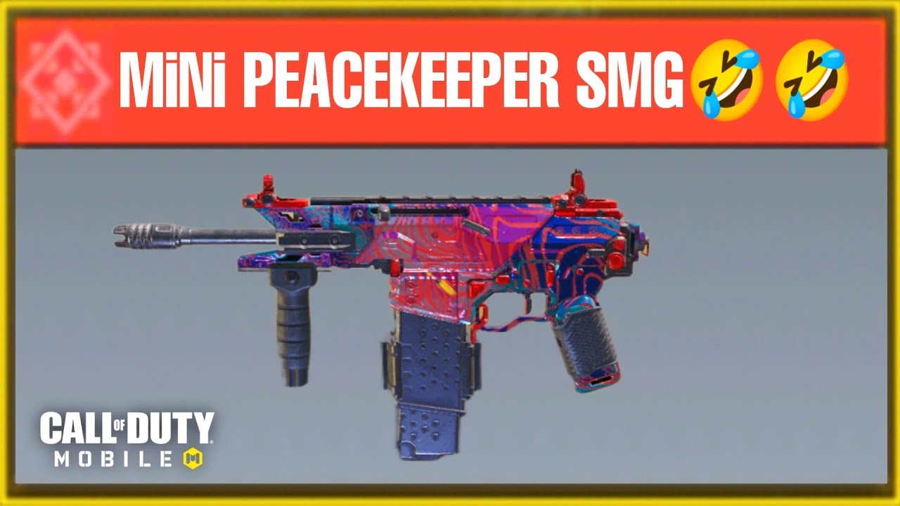TURNING THE PEACEKEEPER INTO A MiNi SMG🤣🤣 COD MOBILE - YouTube