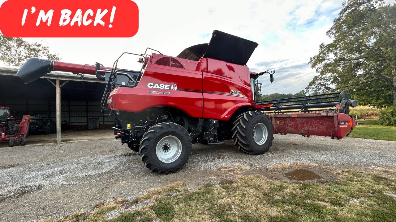 Picking Corn With Our NEW Case IH Combine! - YouTube