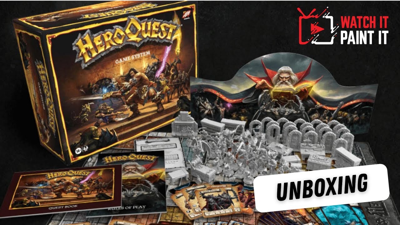 Heroquest 2021 Mythic Edition : Unboxing - YouTube