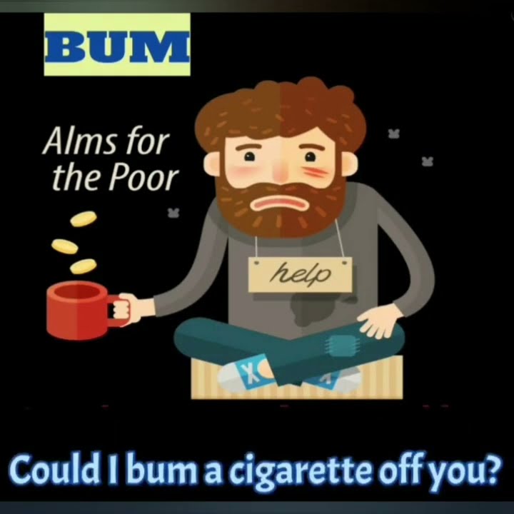 Bum meaning - YouTube