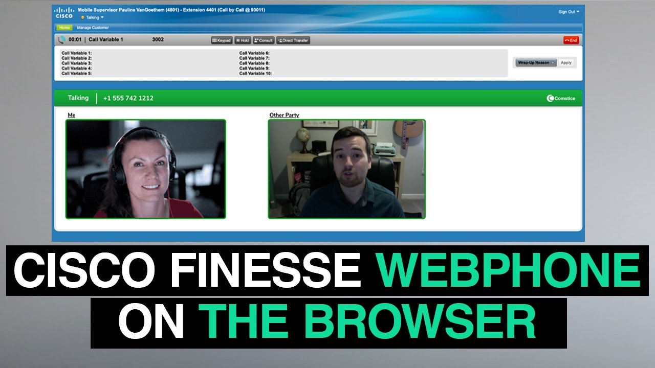 Cisco Finesse Webphone on the Browser - YouTube