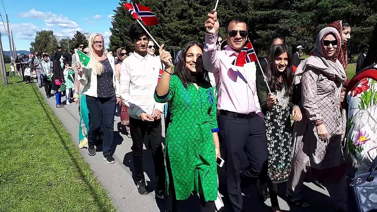 Norwegian Pakistani celebrate Independence day of Pakistan 2017 - YouTube