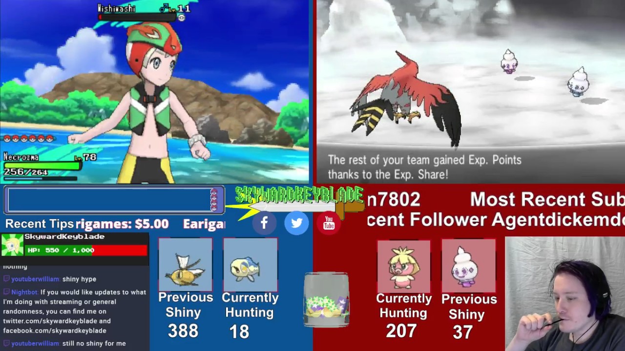 [LIVE] 5th Shiny Vanillite After 207 Horde Encounters | Pokémon XY ...
