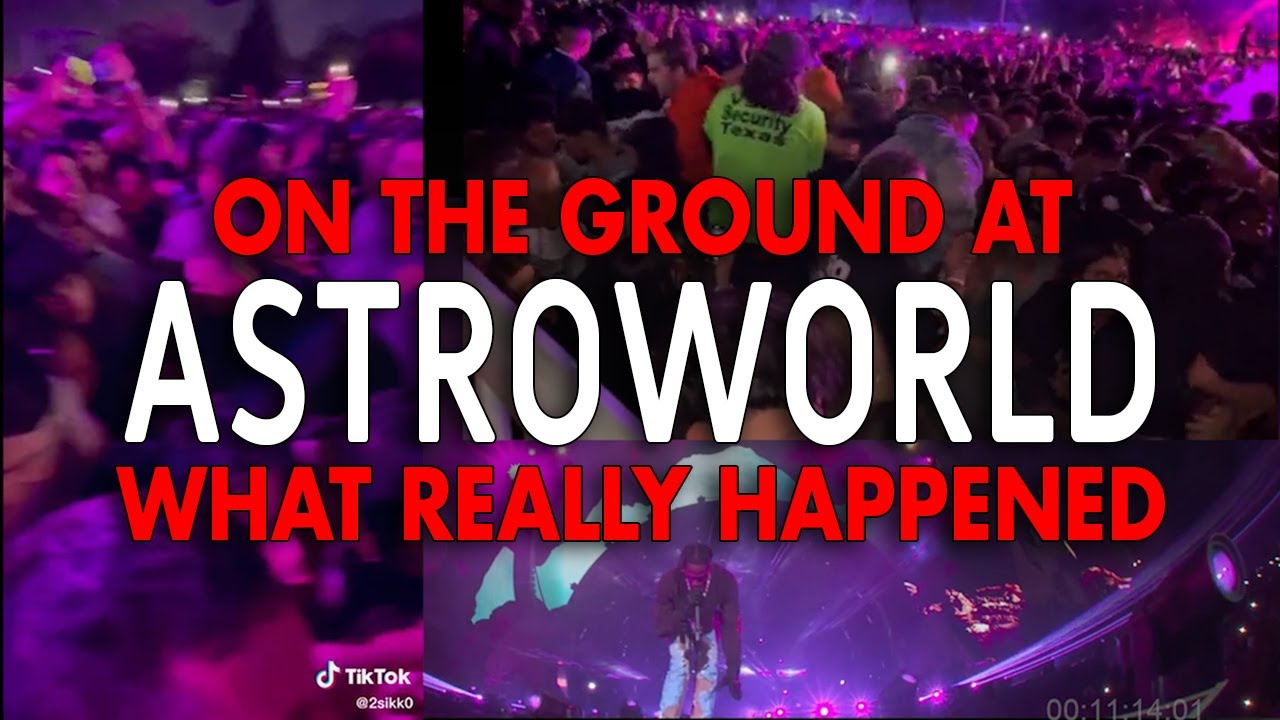 Chaos in the crowd at Astroworld 2021 #astroworld #travisscott #drake # ...