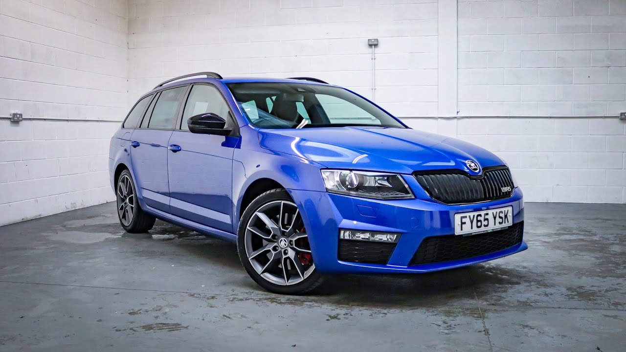 2015 Skoda Octavia VRS - Race blue - YouTube