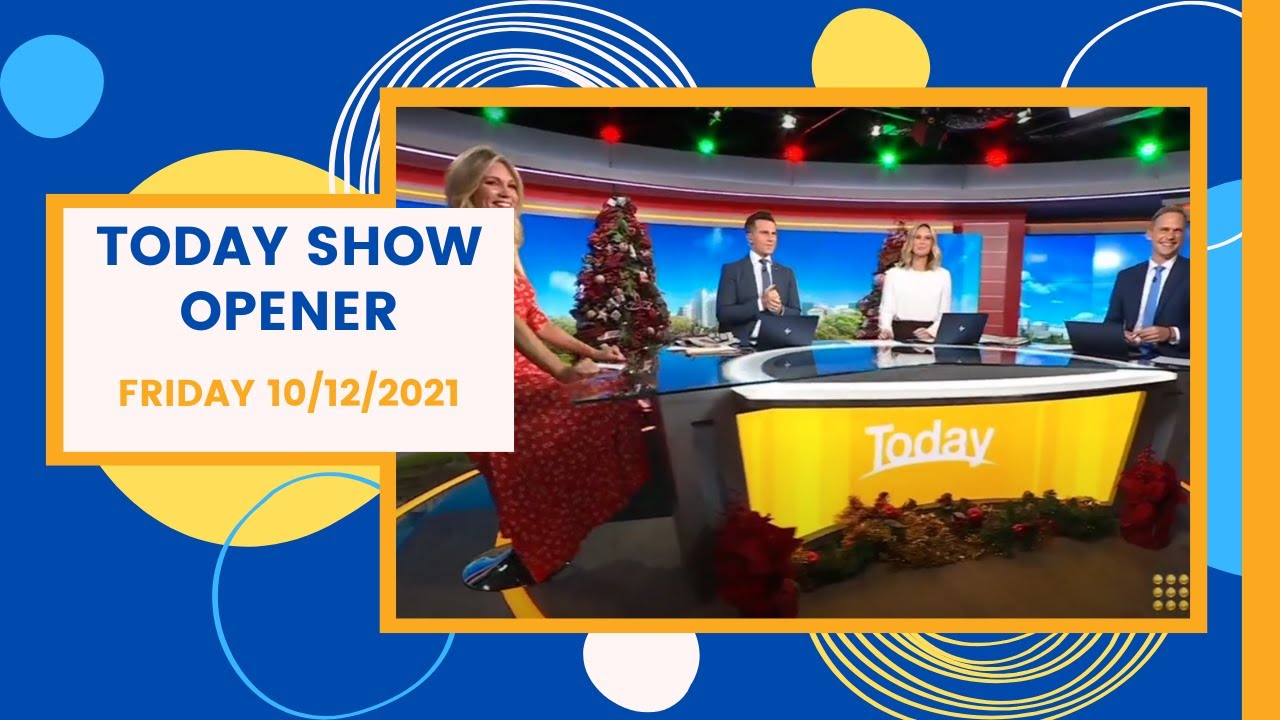 TODAY Show Opener - December 10 2021 - YouTube