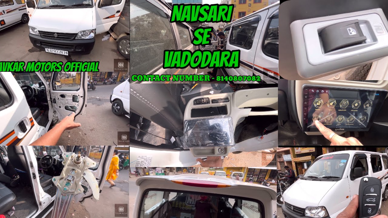 Maruti EEco bs6 Model || navsari to Vadodara || Full Modification By ...