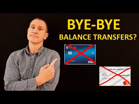 0% Credit Card Balance Transfers Disappearing! Chase, Bank of America ...