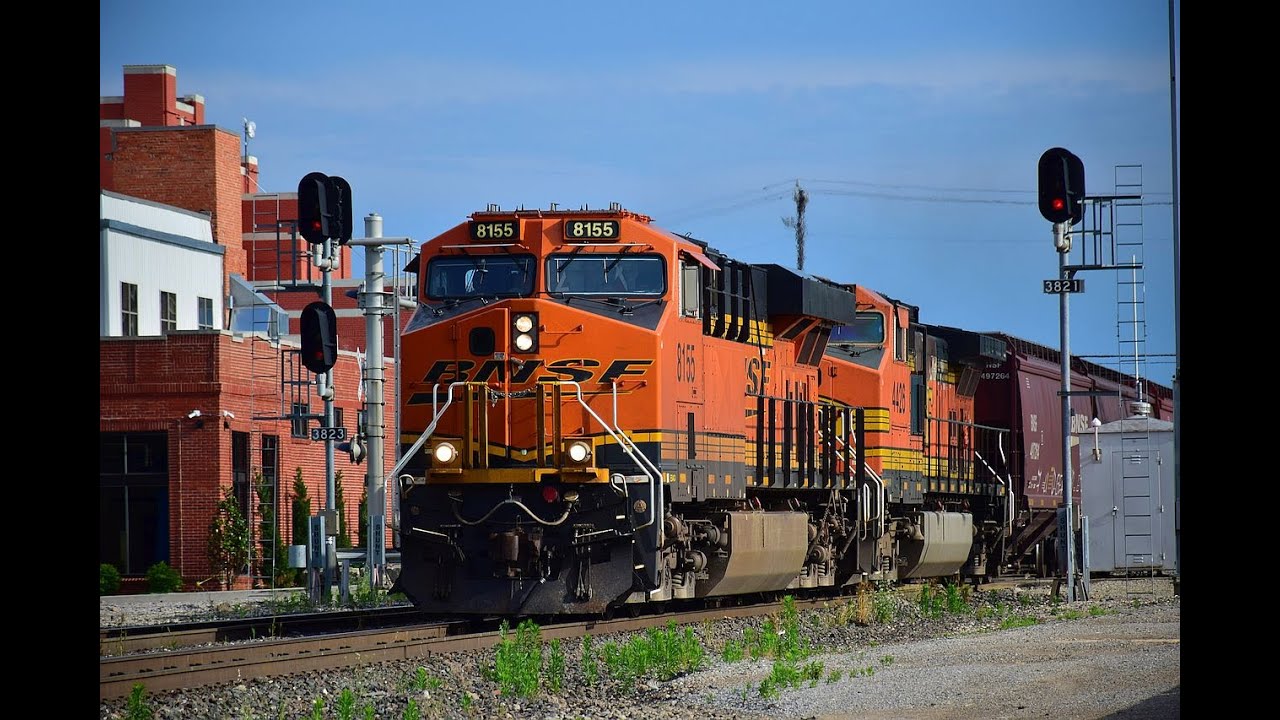 BNSF - Red Rock Subdivision - Oklahoma City OK - 01 June 2019 - YouTube