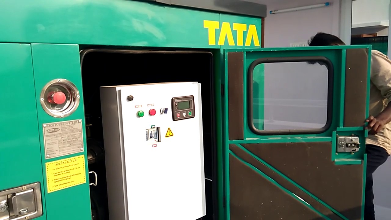 TATA GENERATOR 62.5KVA installed @ SiiMA SOUTH INDIAN CINE&TV ...