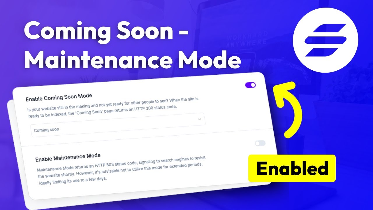Activate Free Coming Soon or Maintenance Mode using Spectra Builder ...