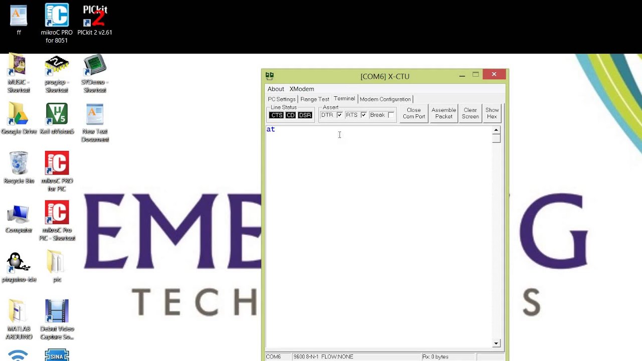 how to use x-ctu terminal - YouTube