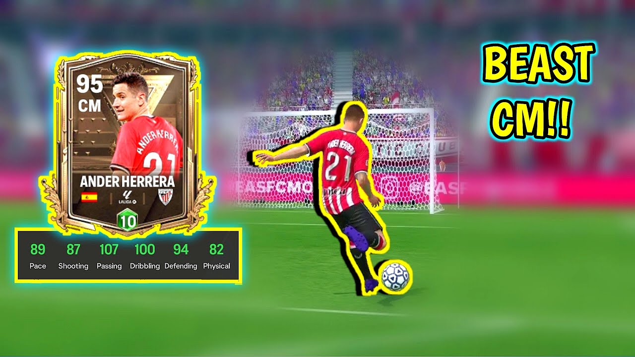 ANDER HERRERA REVIEW | BEAST CM? | FC MOBILE #fcmobile - YouTube