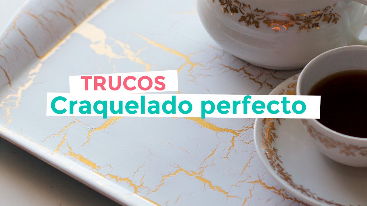 Trucos para hacer un efecto craquelado perfecto - YouTube