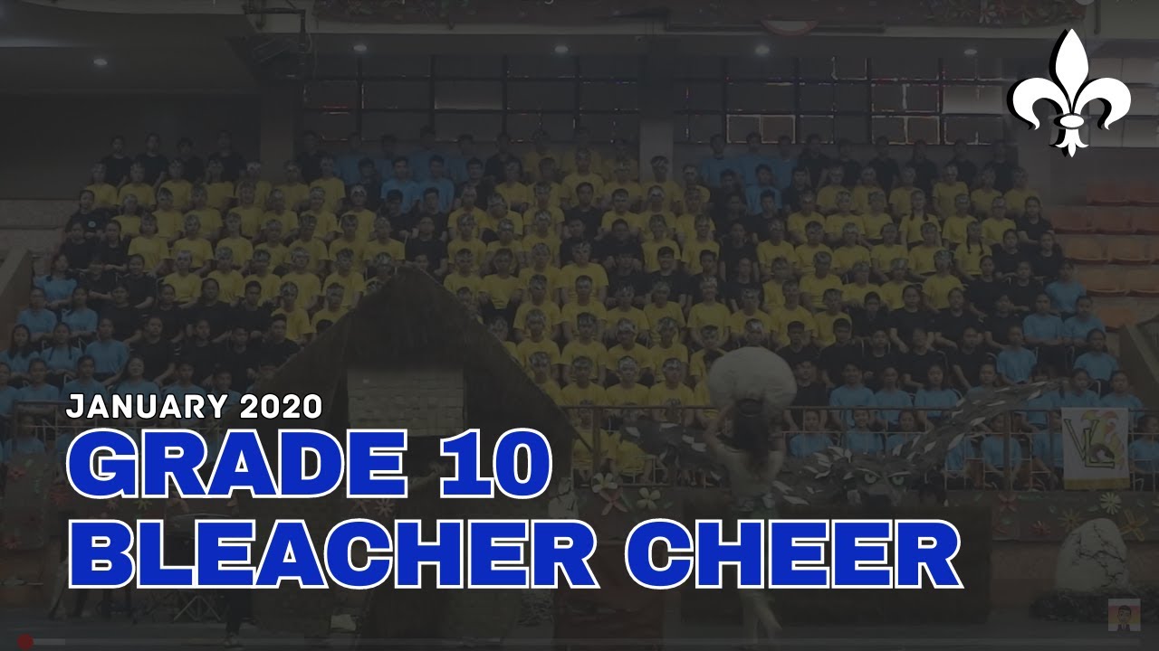 SLU Junior High School Bleacher Cheer 2020 (Grade 10) - YouTube