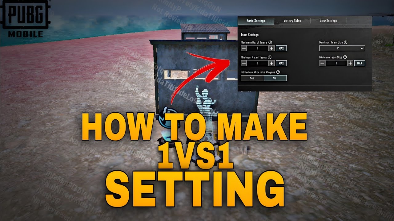 HOW TO MAKE 1VS1 SETTING | HOW TO CREAT 1VS1 SETTING | PUBG MOBILE |WOW ...