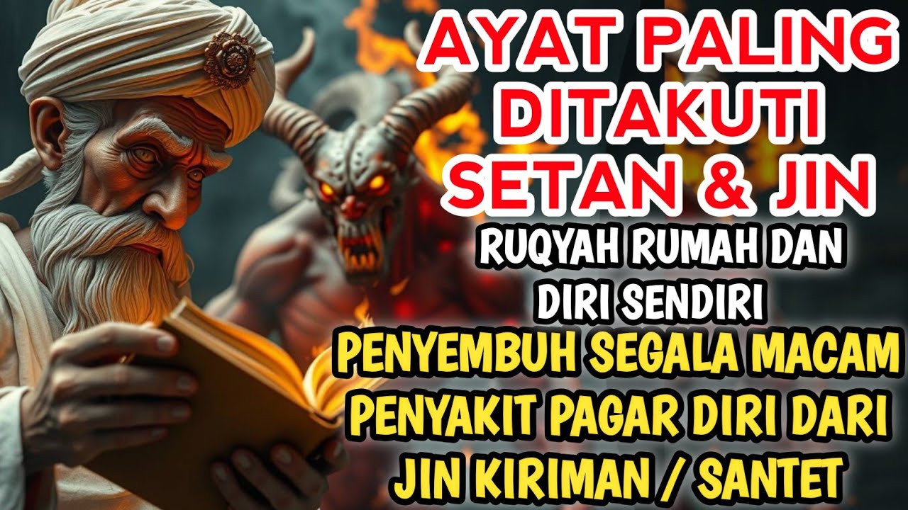 RUQYAH RUMAH PENGUSIR JIN, SETAN & SIHIR DI RUMAH & TUBUH, PENENANG ...