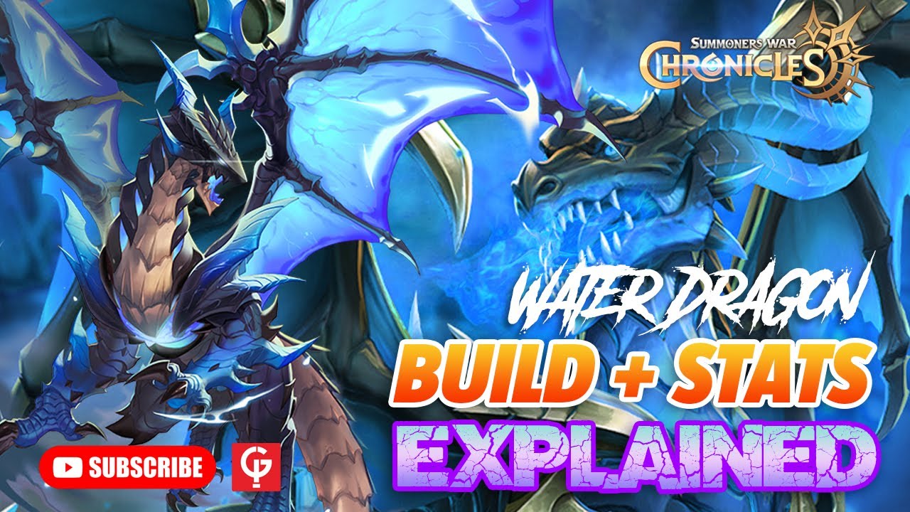WATER DRAGON VERAD BUILD SUMMONERS WAR CHRONICLES - YouTube