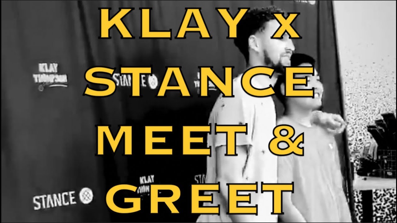 Klay Thompson meet-&-greet at Stance Socks/Hoops, Irvine Spectrum ...