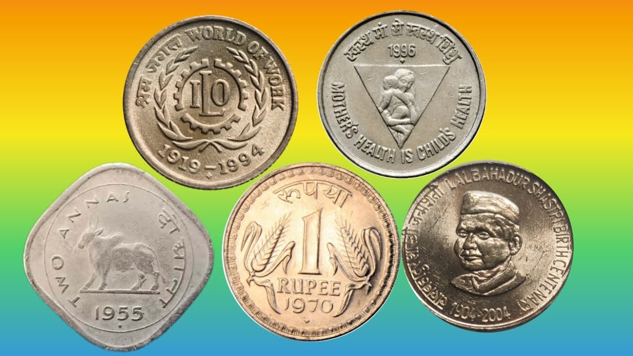 5rs TILAK JI, 5rs ILO, 1rs cross coin, 1₹1970, #coin #value IN BEST ...