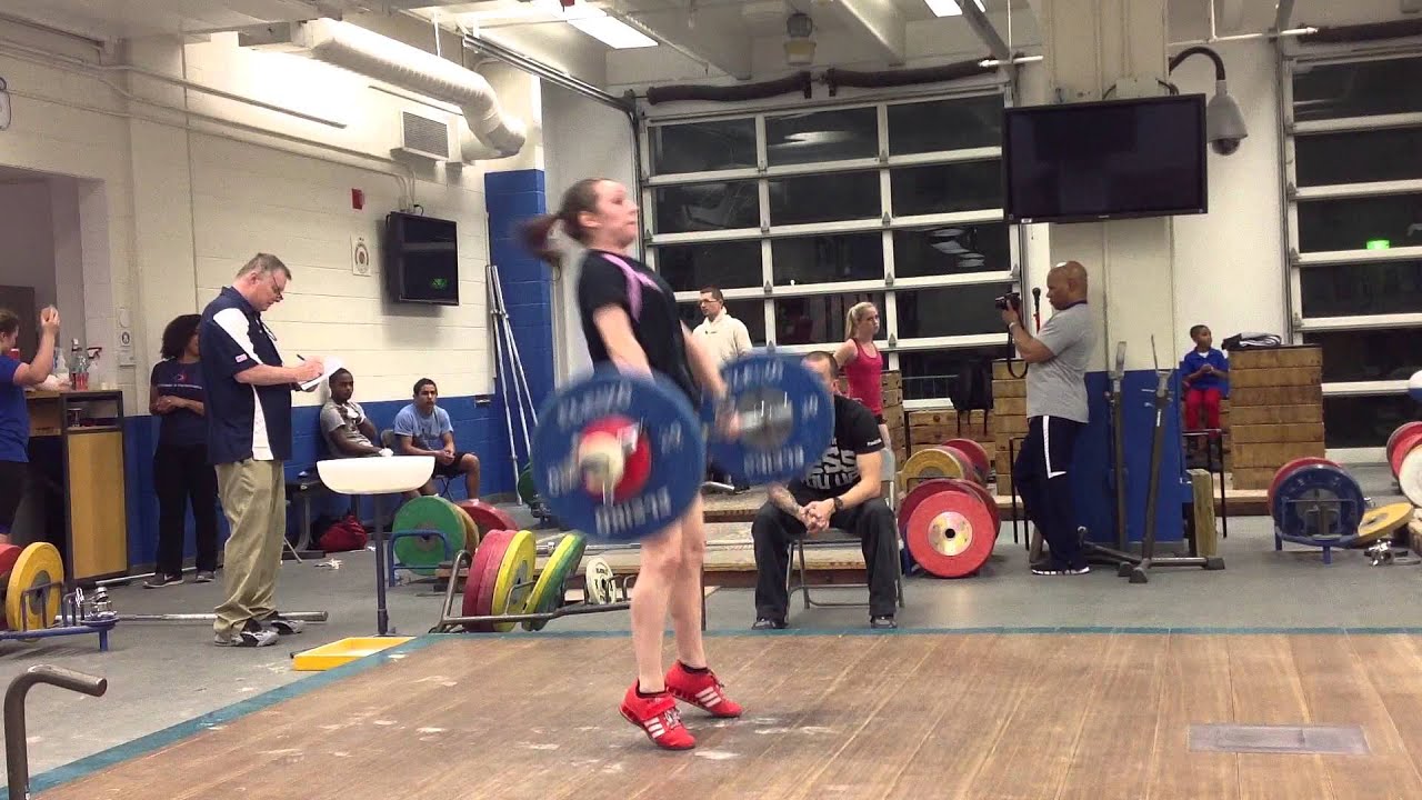 Hayley Reichardt (Youth, 48 kg) - 66 kg (145.2 lb) Clean and Jerk - YouTube