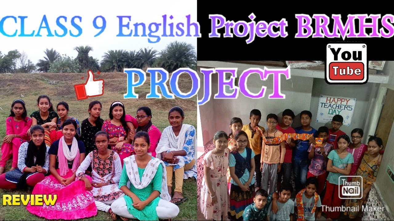 English Project of Class IX||Class 9 English project|| - YouTube