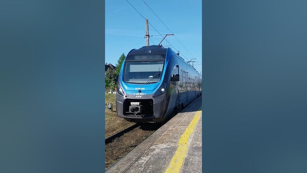 odjazd 227M-001 z Regio na stacji Zbąszynek #pkp #train #polregio #227M #kolej #railway - YouTube