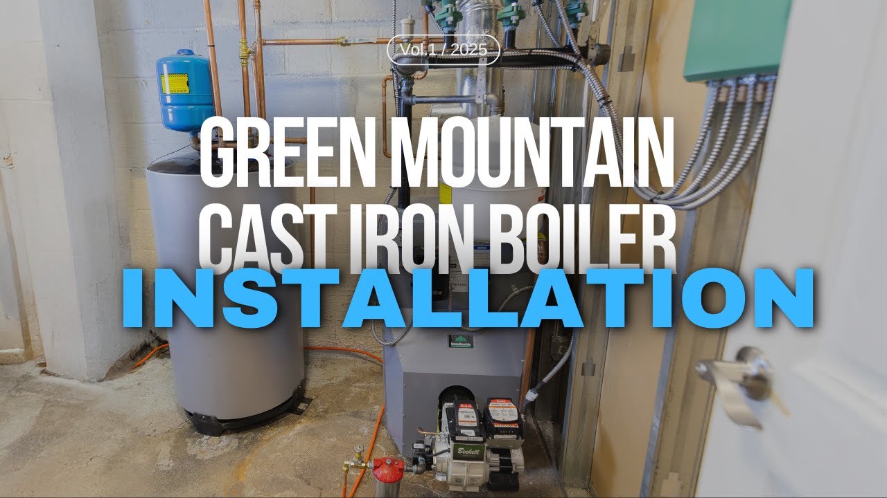 Green Mountain Cast Iron Boiler Installation Long Island - YouTube