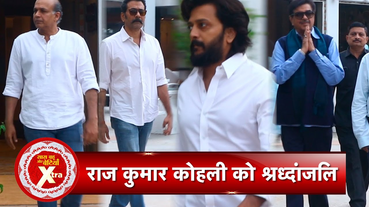 Shatrughan Sinha, Riteish & many other celebs at prayer meet of Shri ...