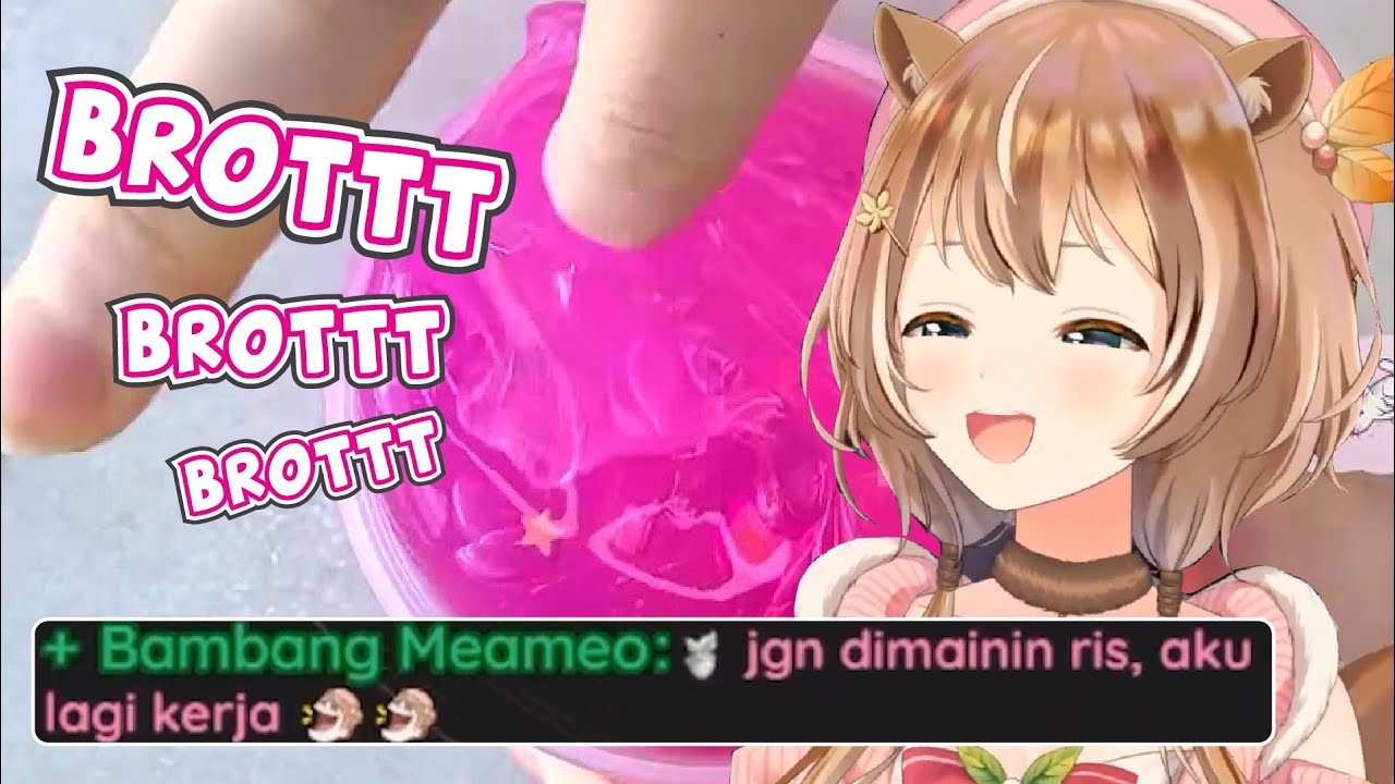 Risu ASMR Slime Yang Suaranya Brot Brot Brot - YouTube