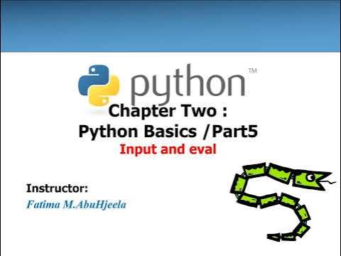 lecture 5: Basic elements of Python/Part5 - YouTube