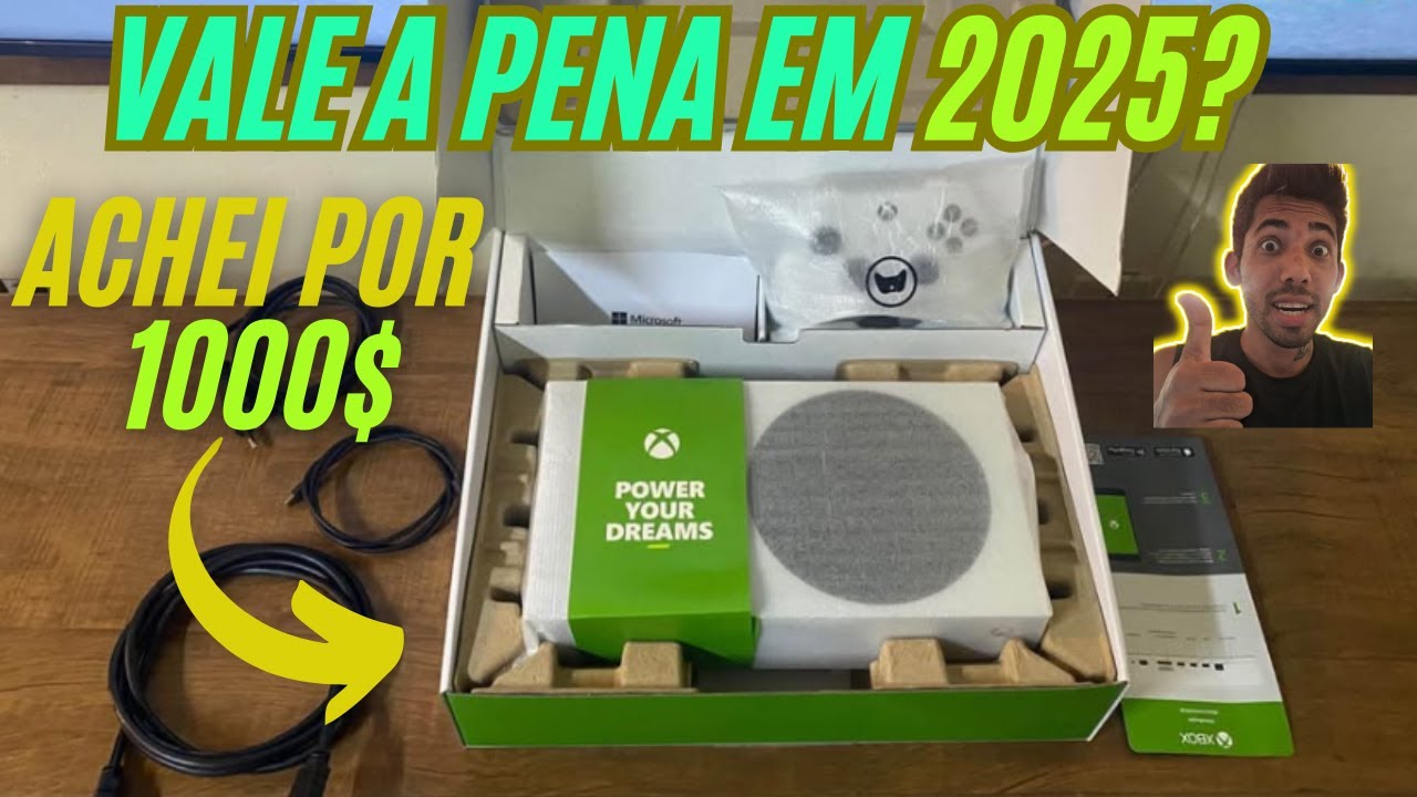 xbox series s em 2025,achei por 1.000$,vale a pena - YouTube