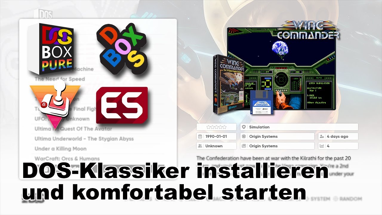 DOSBox-Basics (2): Games mit DOSBox-X und RetroArch komfortabel starten ...