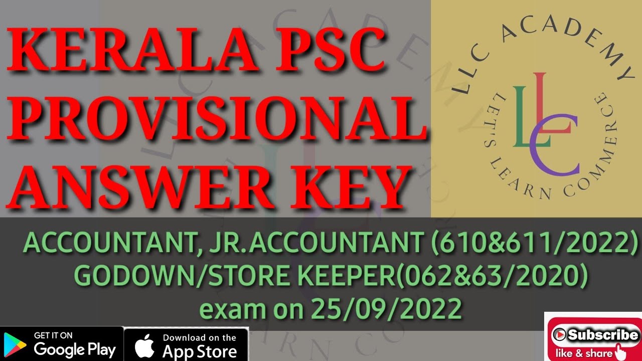 ACCOUNTANT OFFICIAL PROVISIONAL ANSWER KEY Code A question paper and ...