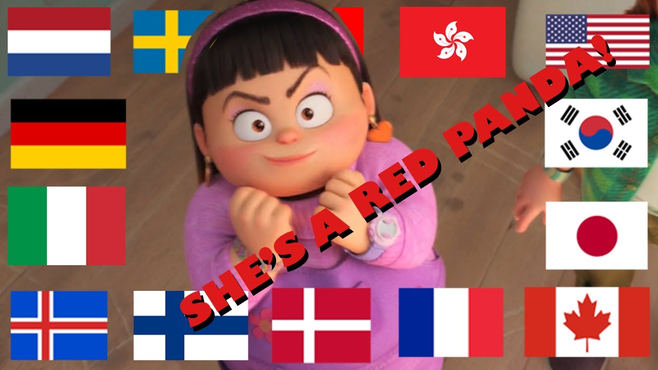 Abby "She's a RED PANDA!" Multilanguage // Turning Red - YouTube