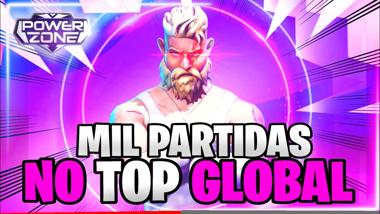 PEGUEI TOP GLOBAL JOGANDO MIL PARTIDAS NO POWER ZONE #powerzoneupdate ...