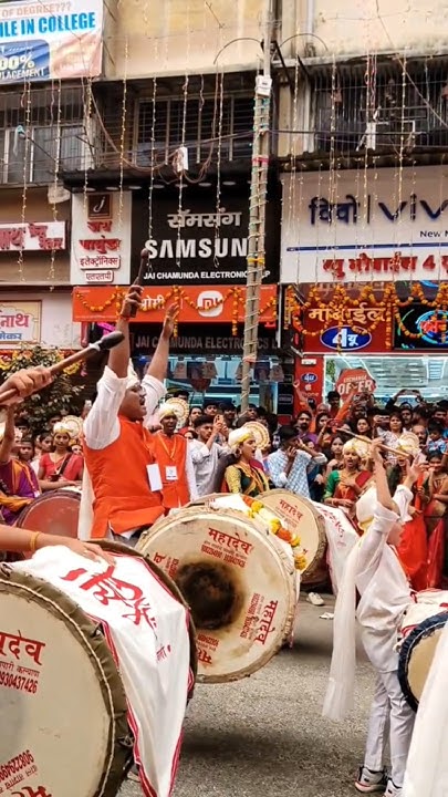 Dhol Tasha 🤩💃#youtube #shorts#dombivali - YouTube