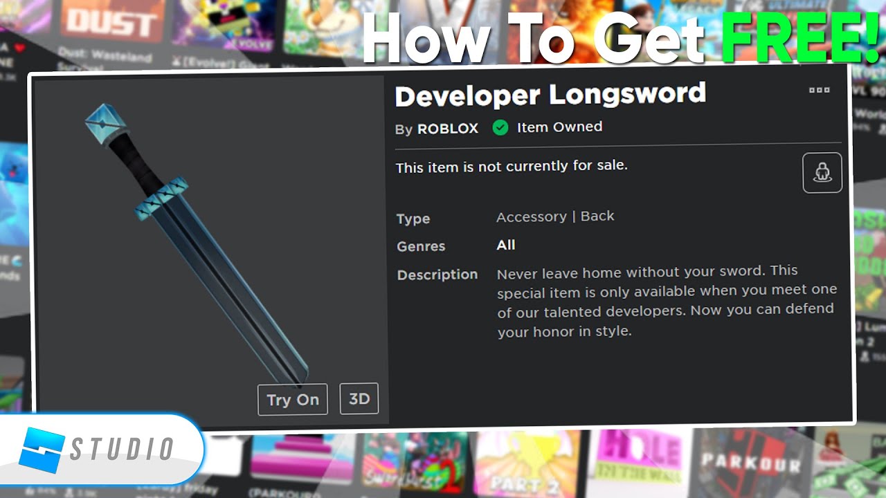 FREE DEVELOPER SWORD! (Building Contest) - YouTube