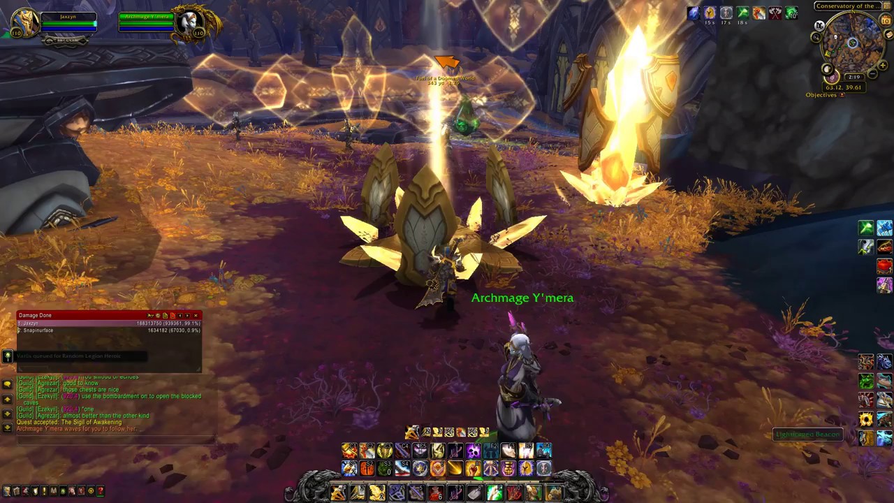 WoW Legion - The Sigil of Awakening 7.3.7 - YouTube