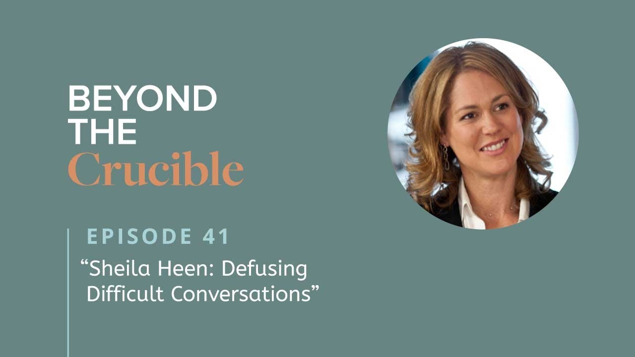 Sheila Heen: Defusing Difficult Conversations #41 - YouTube