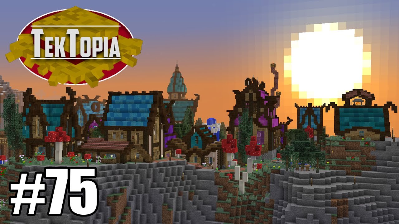 TekTopia #75 - Finishing Touches (Minecraft Villager Mod) - YouTube