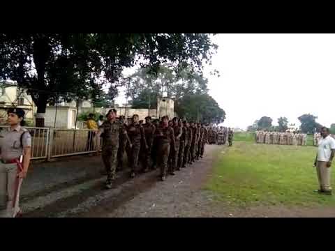 Crpf cobra commando parade - YouTube