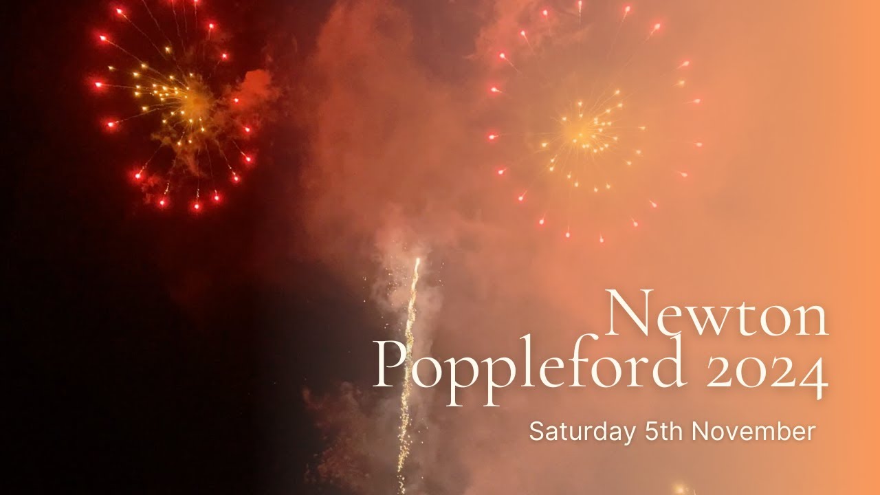 Newton Poppleford Bonfire Night Display 2024 by Rocketman Fireworks ...