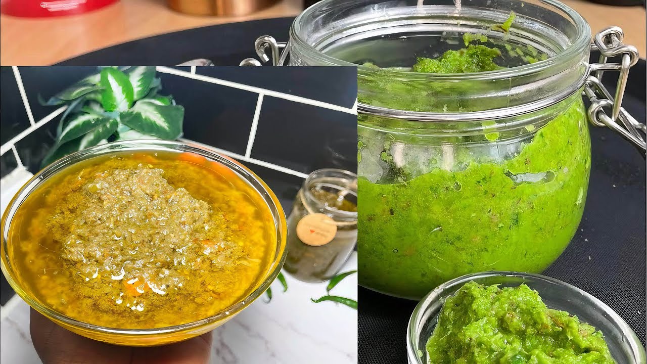 Green Chili Sauce| Most Spicy & Flavorful Green Sauce Recipe ...