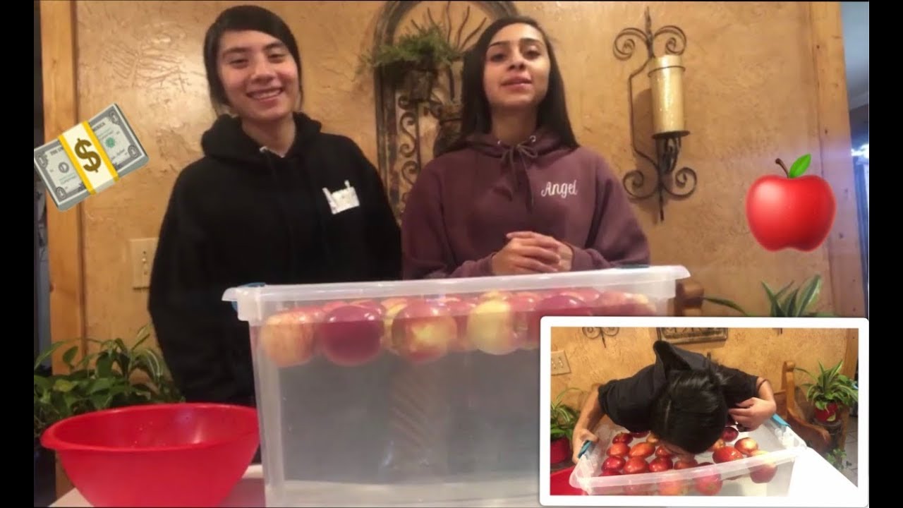 🍎Apple Dunk Challenge LOSER DRINKS ...... - YouTube