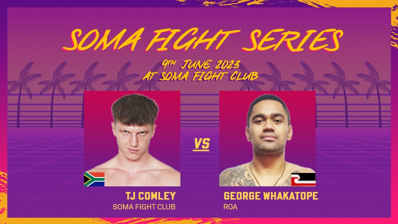 SOMA FIGHT SERIES 9 - Fight #5 (Boxing) George Whakadope v TJ Comley ...