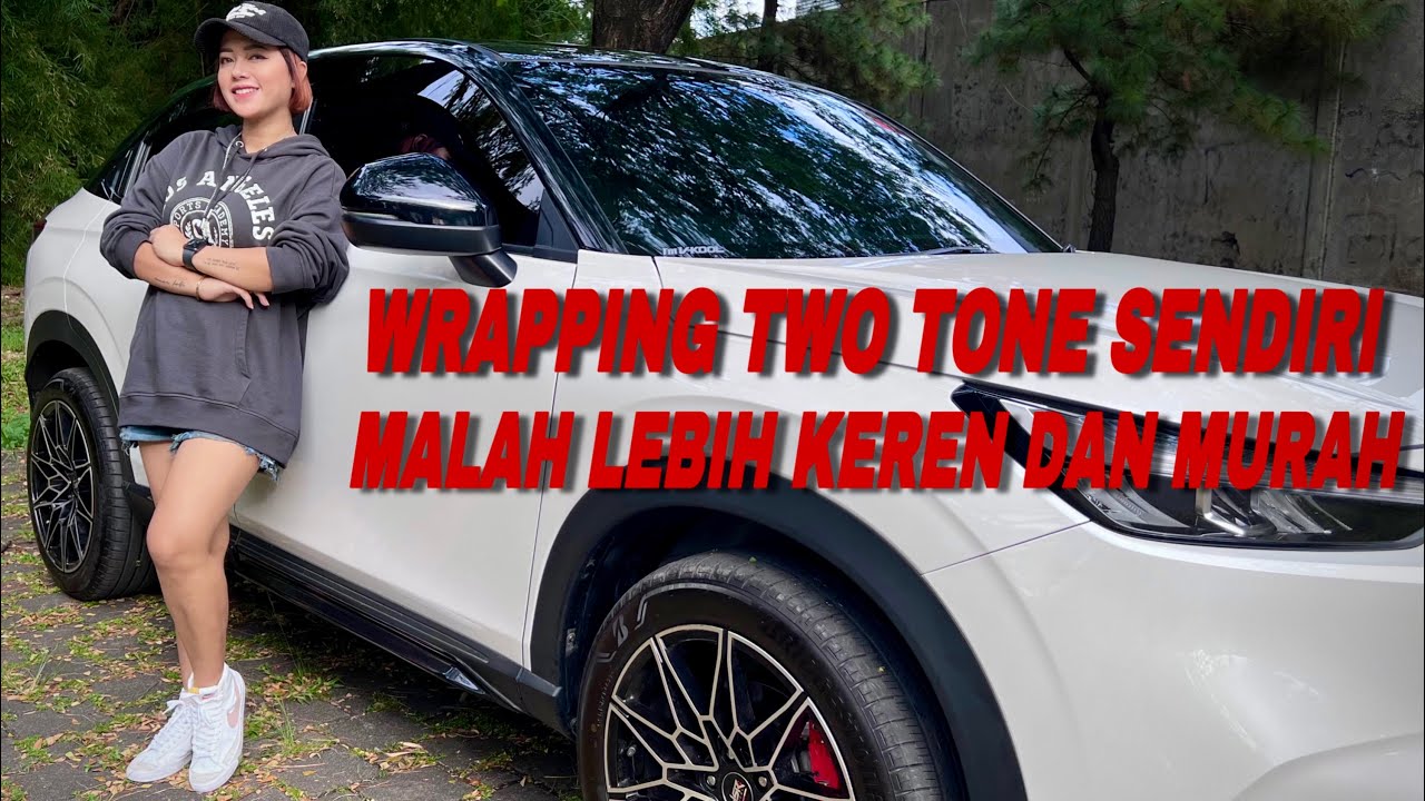 HRV SE PUTIH WRAPPING STICKER TWO TONE MAKIN KEREN | ALL NEW HR-V ...