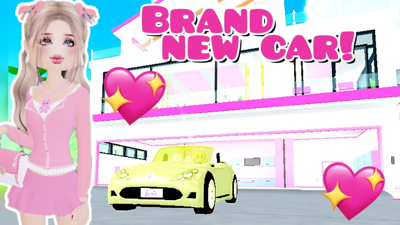 Buying a car for my HUGE mansion!💕 ️🤩 (Roblox Barbie Tycoon) - YouTube